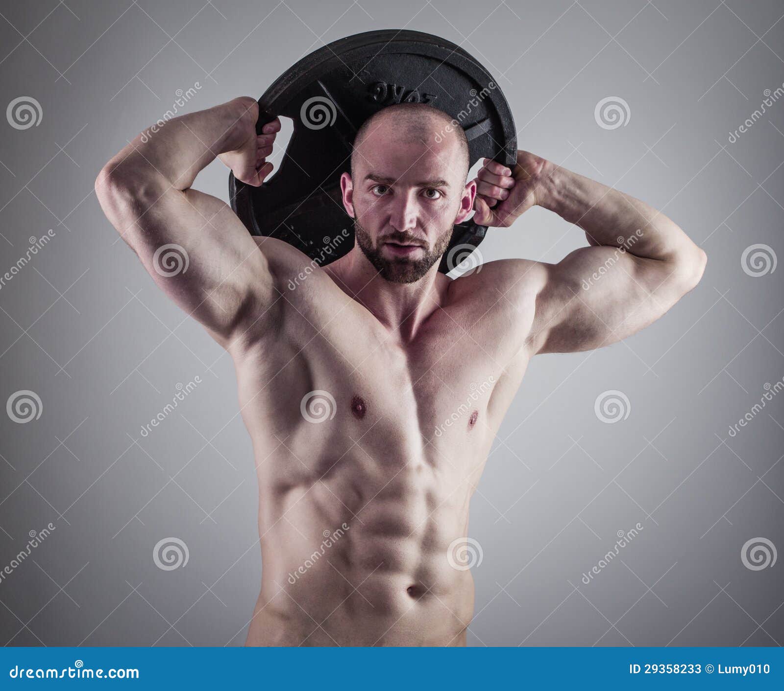 Handsome muscular man stock image. Image of building - 29358233