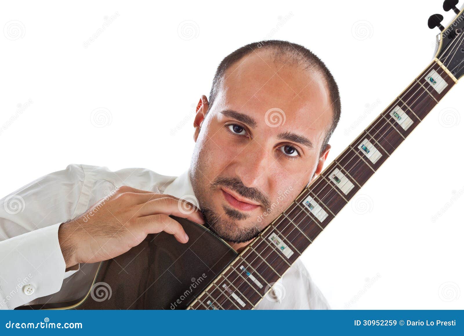 Handsome musician stock image. Image of entertainment - 30952259