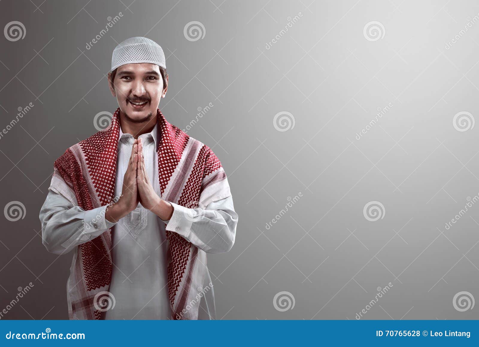 Handsome muslim man stock photo. Image of prayer, beard - 70765628