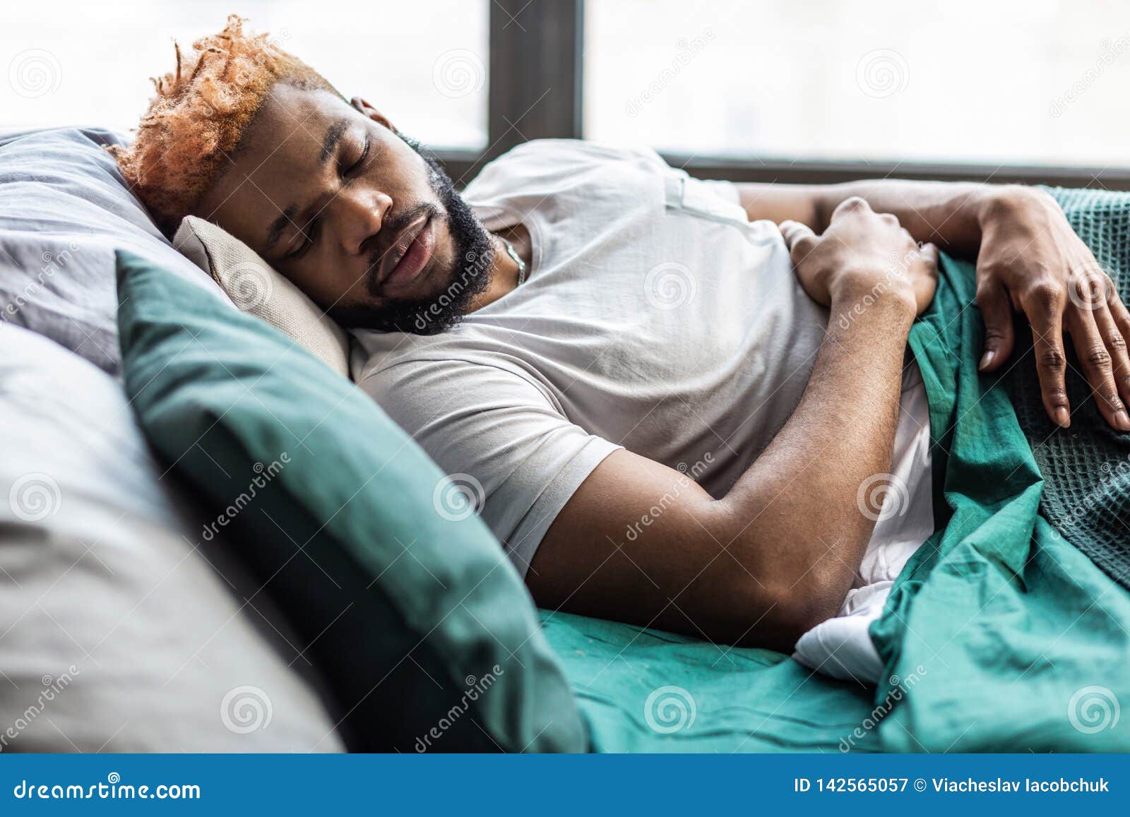 Handsome Nice Young Man Resting at Home Stock Image - Image of homewear ...