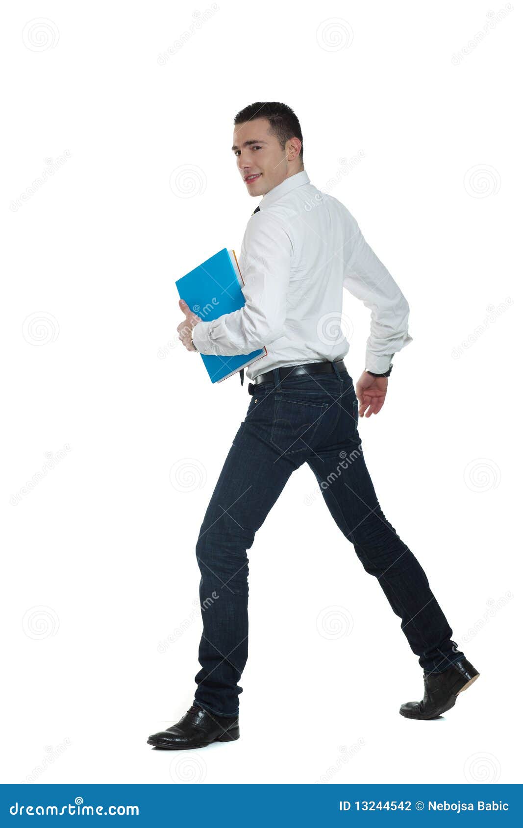 Handsome office clerk stock photo. Image of fashion, caucasian - 13244542