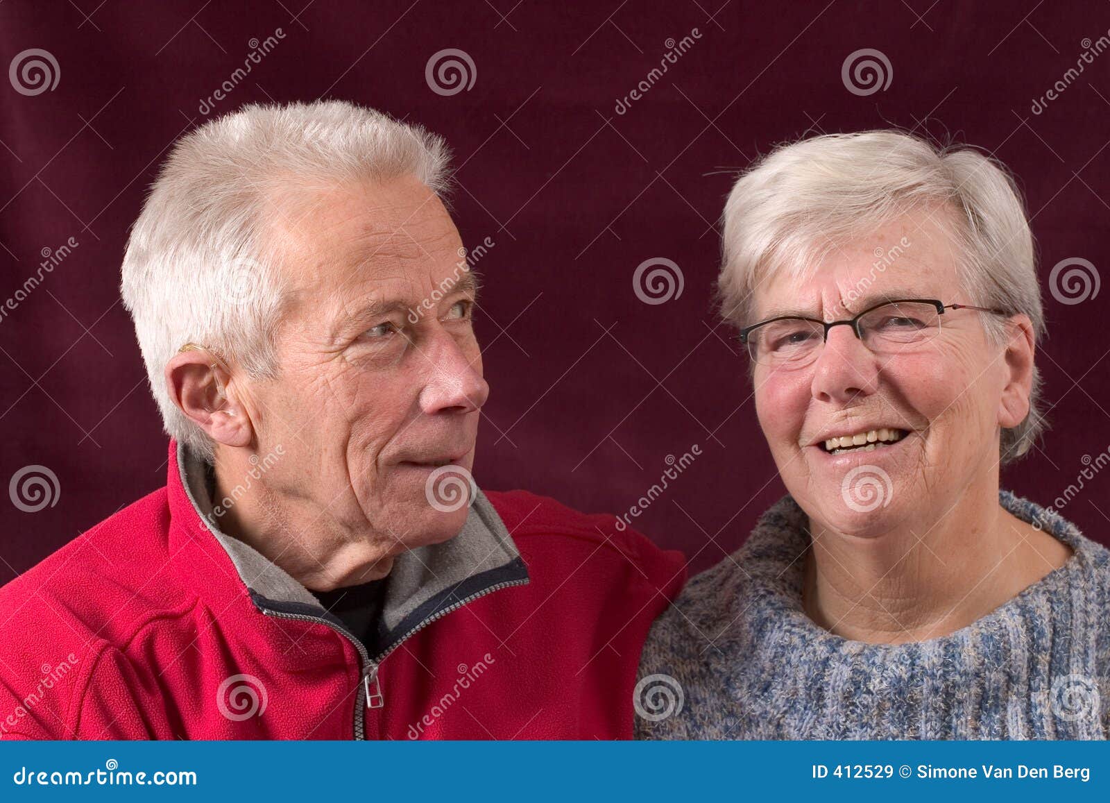 Handsome older couple stock image. Image of attraction - 412529