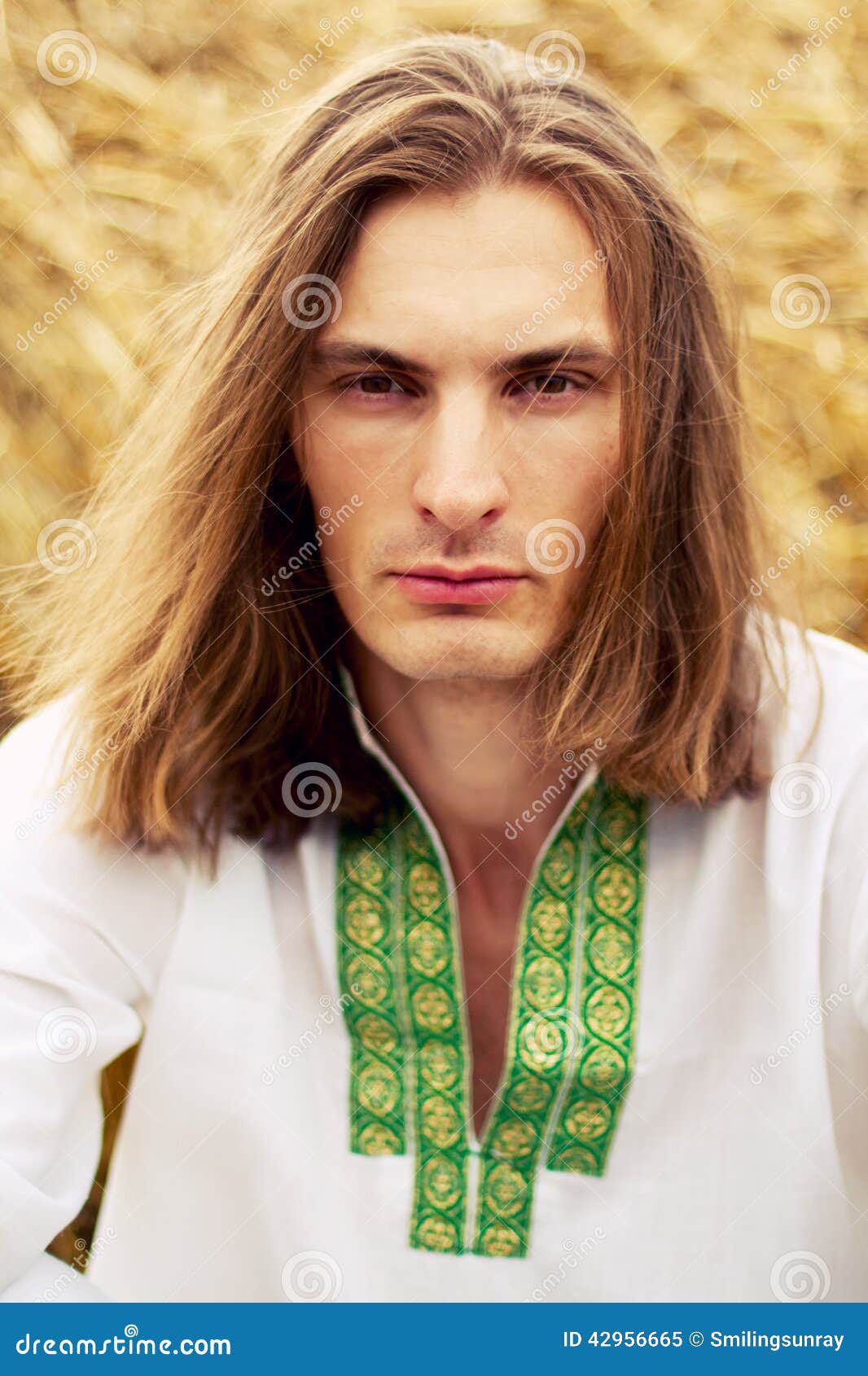 Handsome one stock image. Image of embroidery, embroidered - 42956665