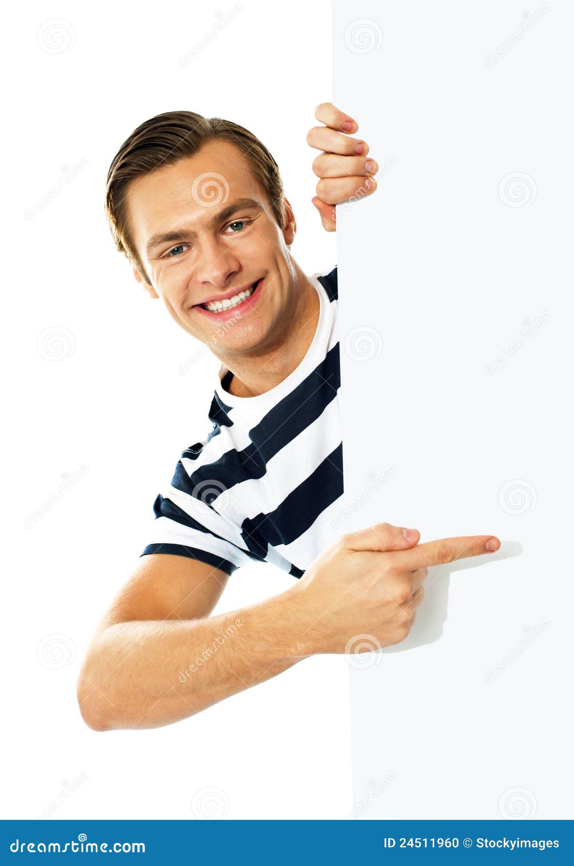 Person Pointing Flashlight Beam Towards Aurora Borealis On Winter Night ...