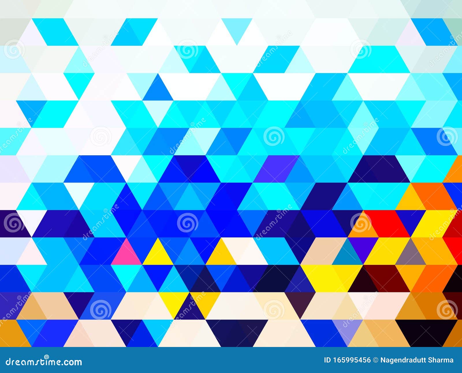 A Remarkable Colorful Geometric Pattern Of Designing Shapes Of ...