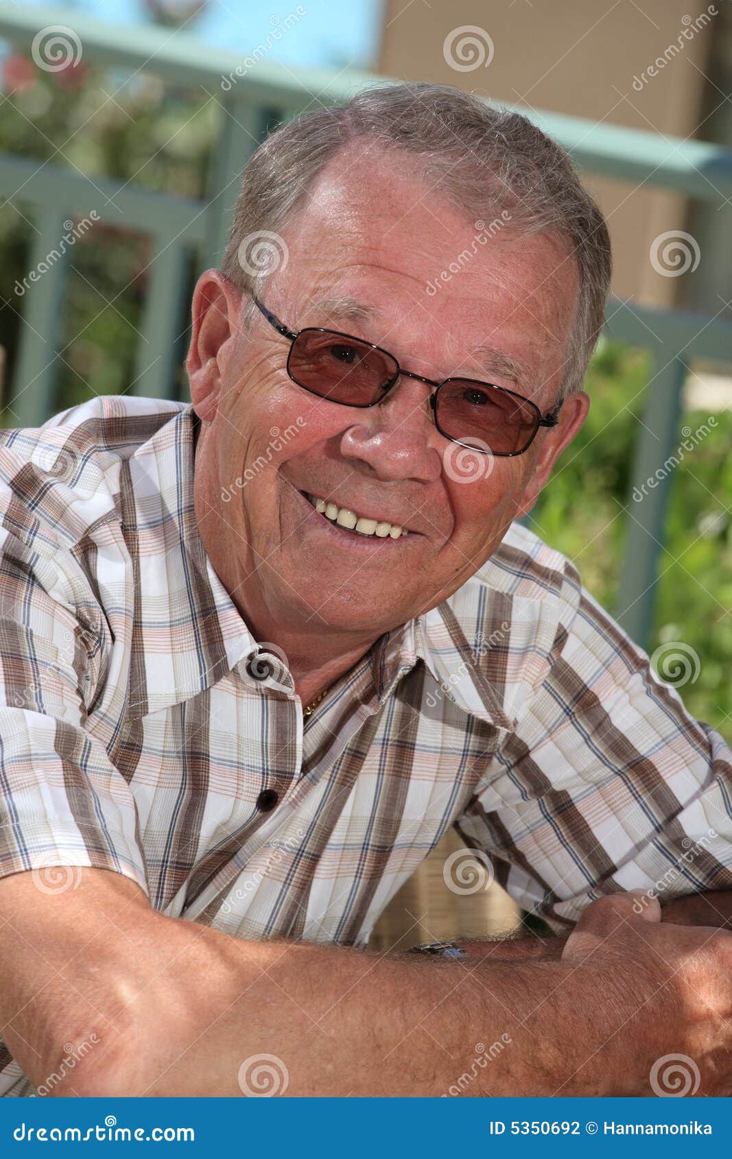 Handsome senior male stock photo. Image of balcony, glasses - 5350692