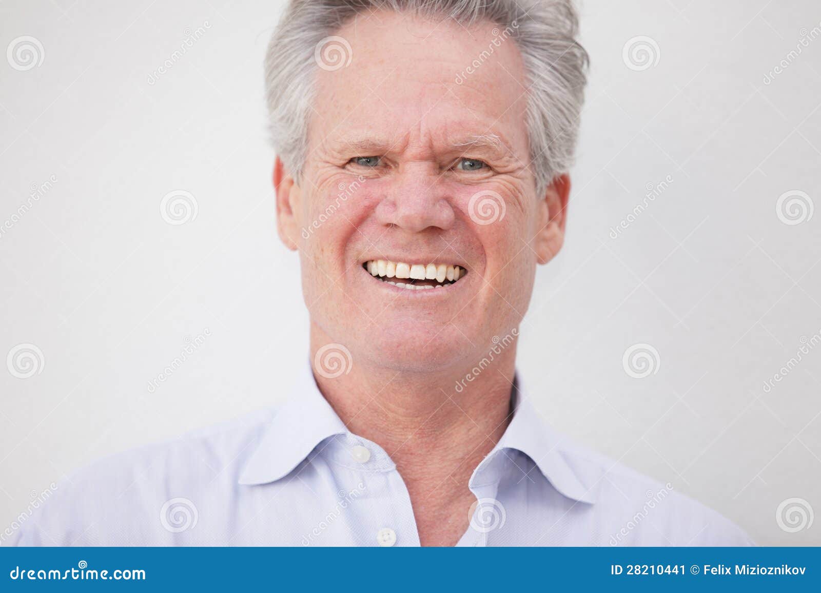 Handsome Senior Male Smiling Stock Image - Image of male, human: 28210441