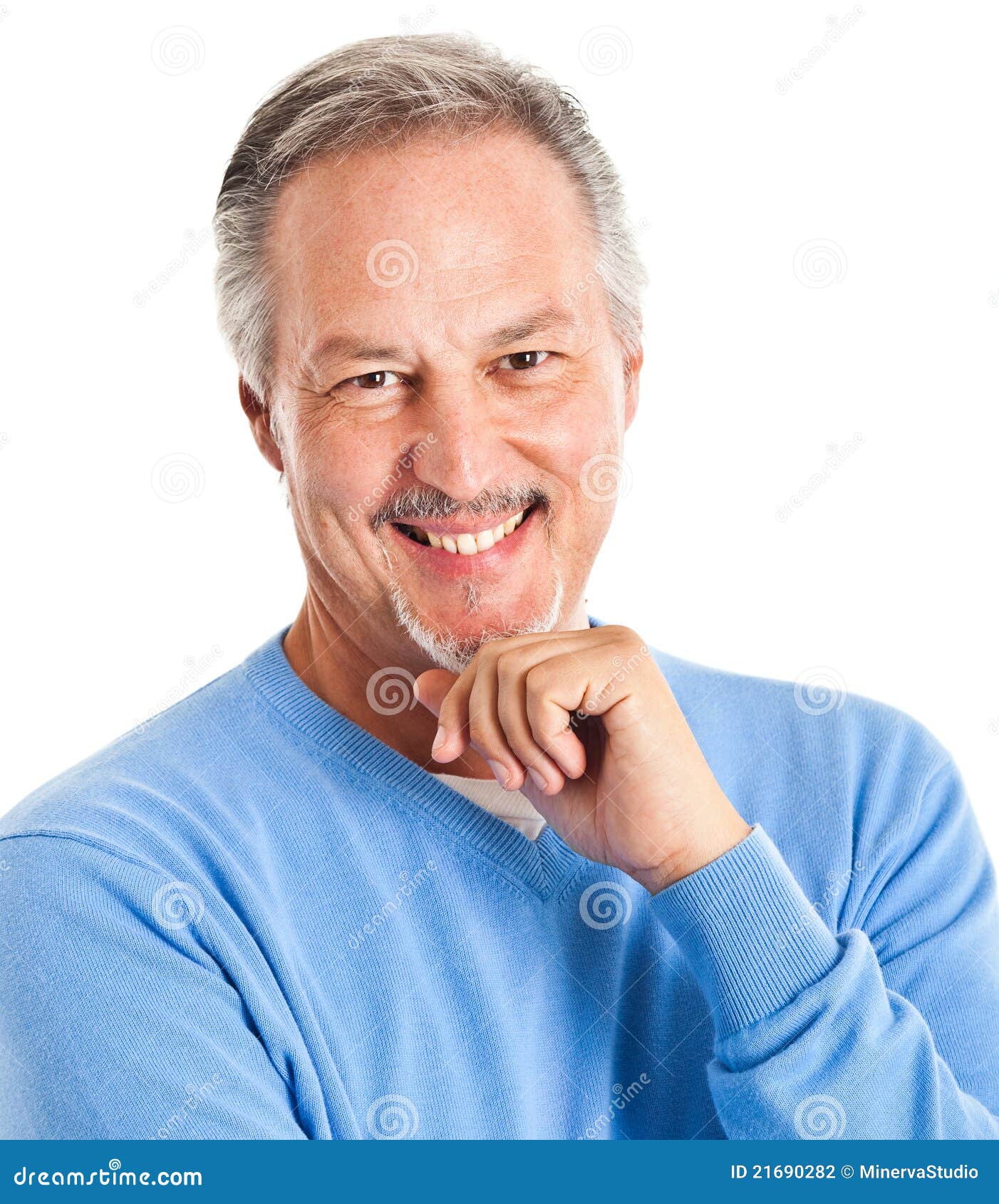 Handsome senior man stock photo. Image of care, senior - 21690282