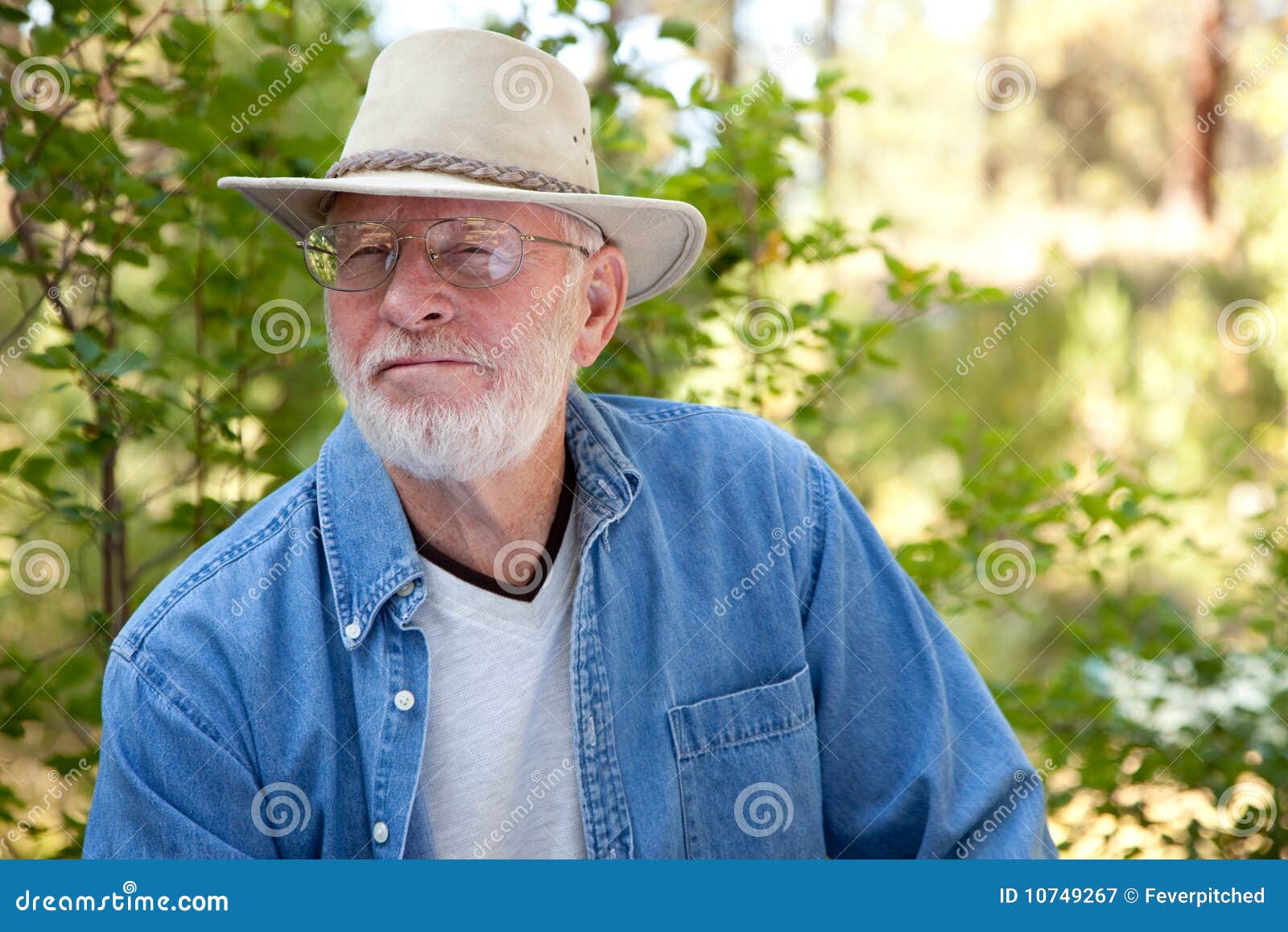 Handsome Senior Man Portrait Stock Image - Image of aging, hair: 10749267