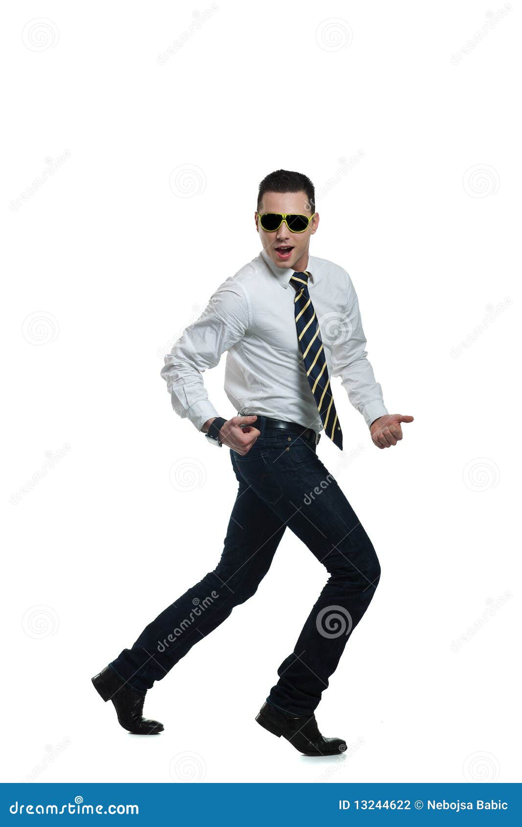 Handsome Smart Looking Young Man Stock Photo - Image of office, clean ...