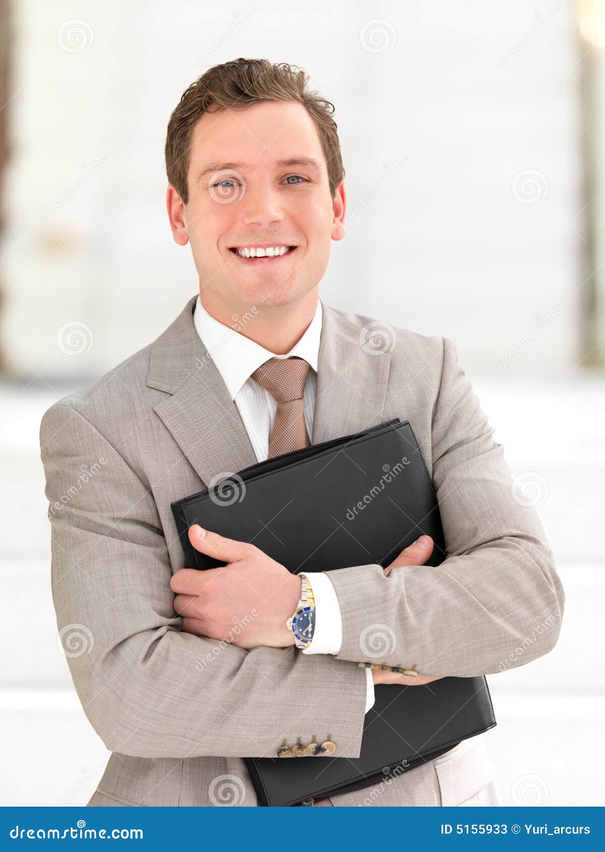 Handsome Smiling Business Man Stock Image - Image of formal, eyes: 5155933