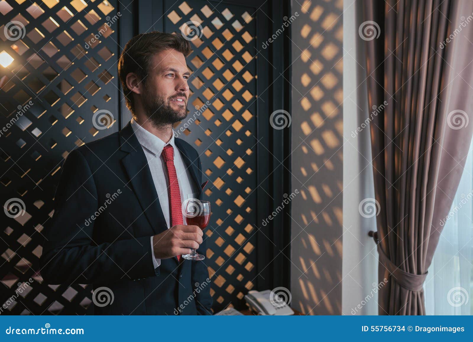 Handsome smiling gentleman stock photo. Image of alcohol - 55756734