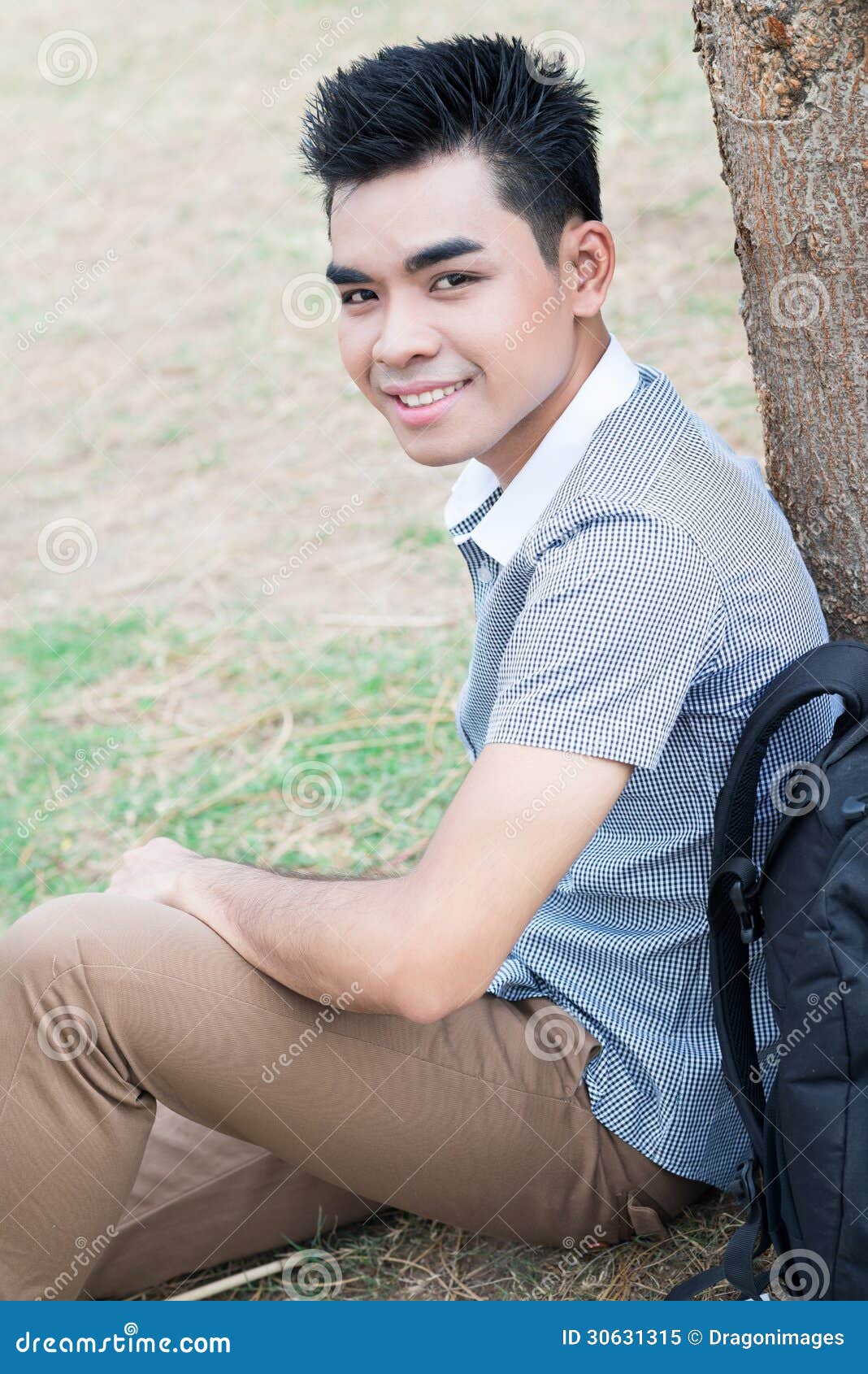 Handsome student stock image. Image of lonely, single - 30631315