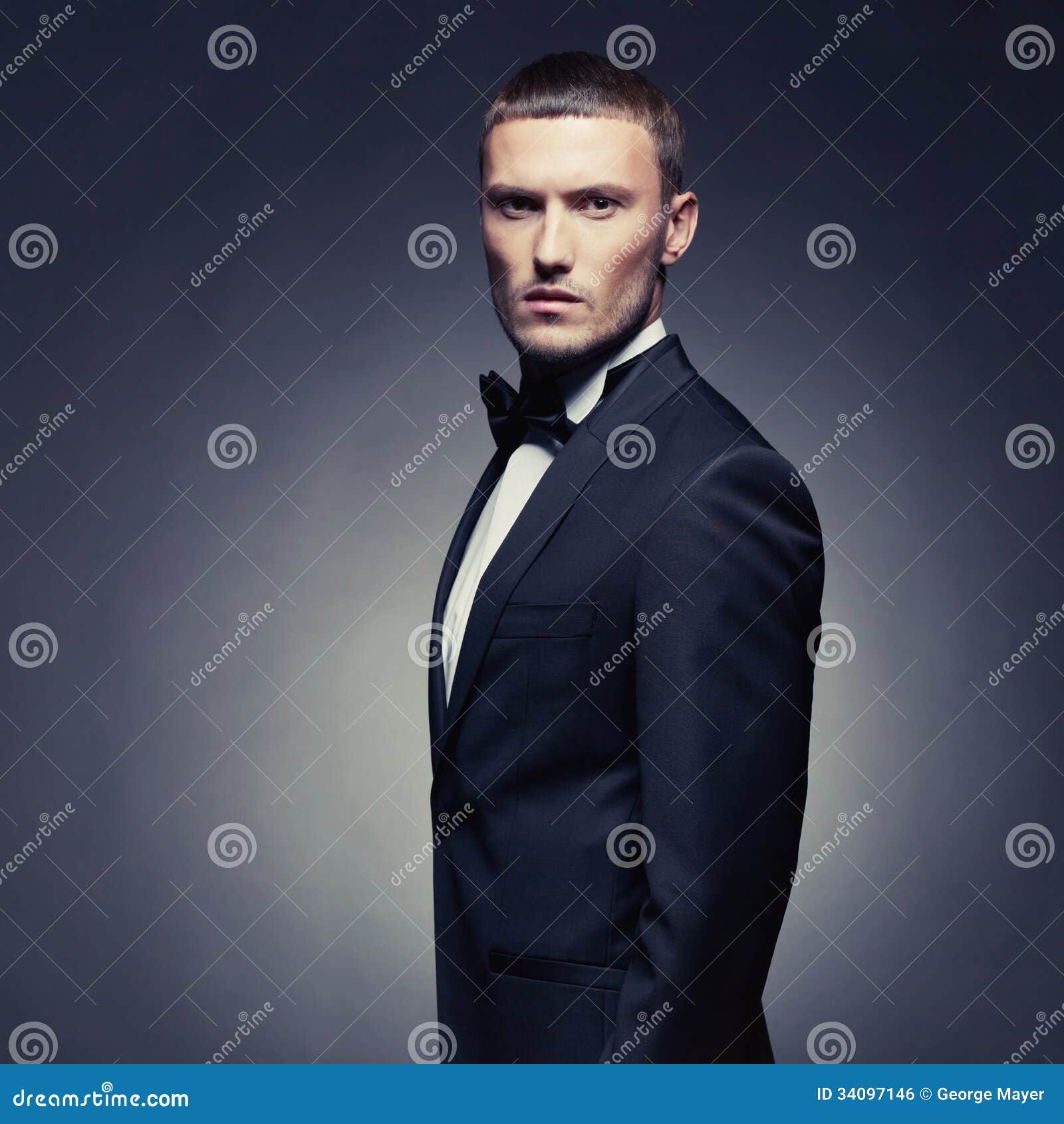 Handsome stylish man stock photo. Image of masculinity - 34097146