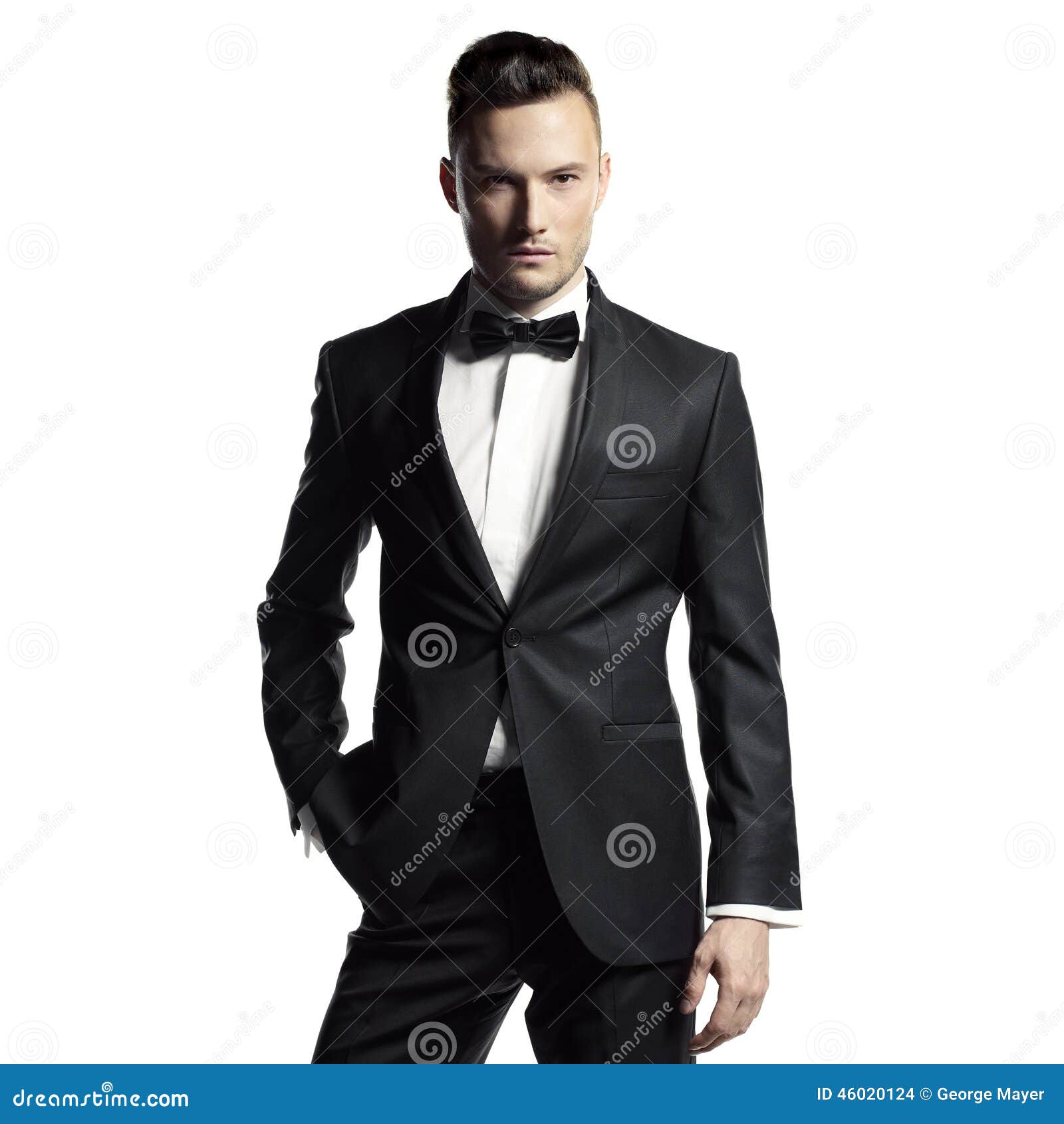 Handsome stylish man stock photo. Image of imposing, handsome - 46020124