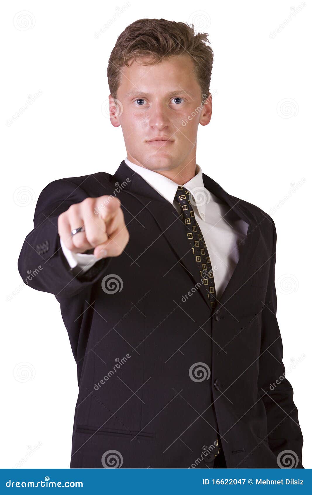 Handsome and Stylish Young Man Pointing Finger Stock Image - Image of ...
