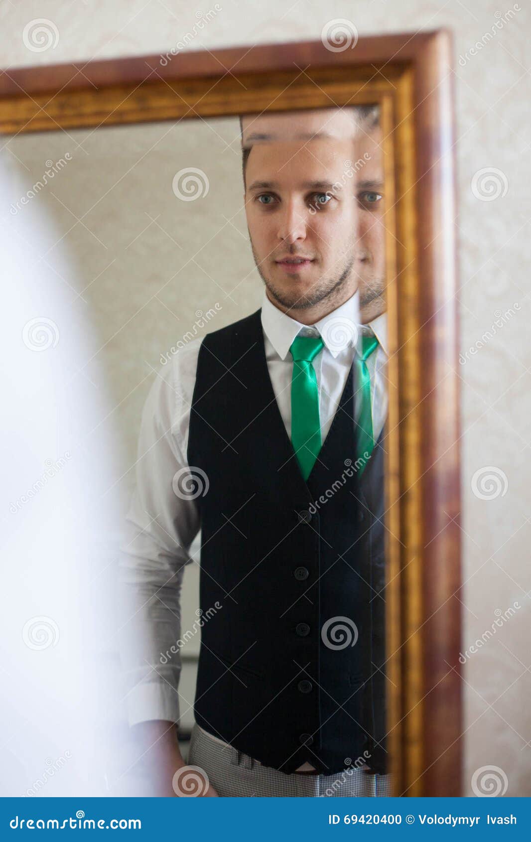 Handsome Successful Confident Man in a Posh Classic Room Stock Photo ...