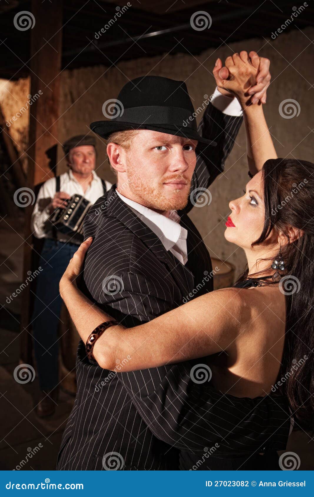 Handsome Tango Dancer with Partner Stock Photo - Image of keyboard ...