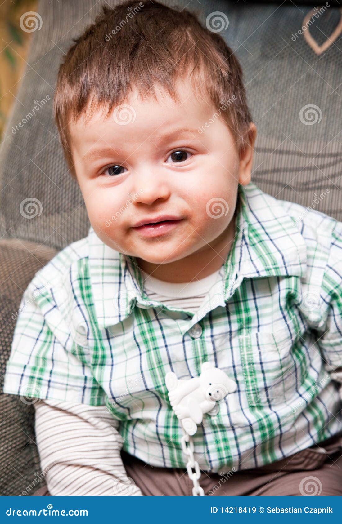 Handsome toddler boy stock image. Image of little, portrait - 14218419