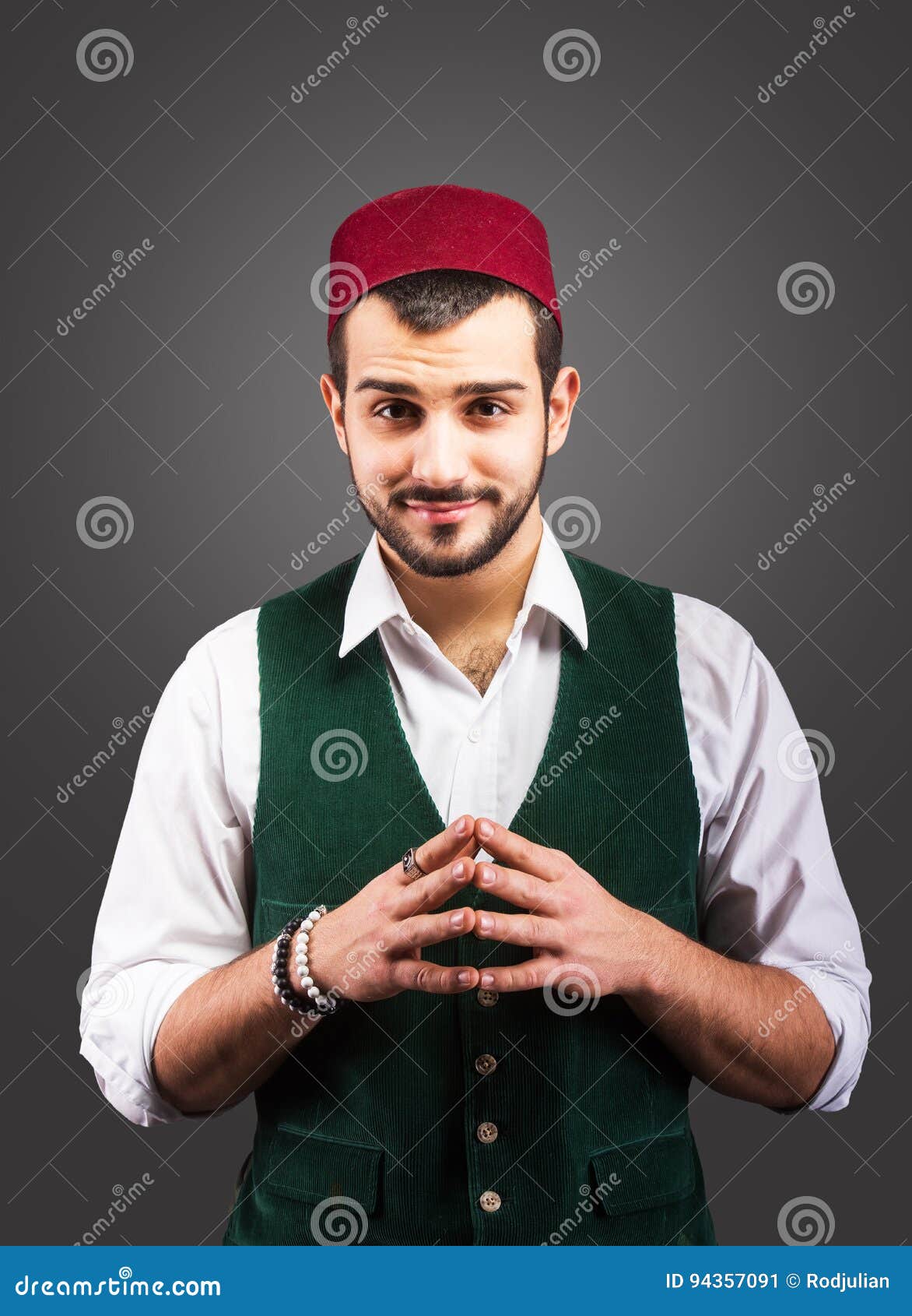 Handsome Turkish man stock image. Image of indoors, islam - 94357091