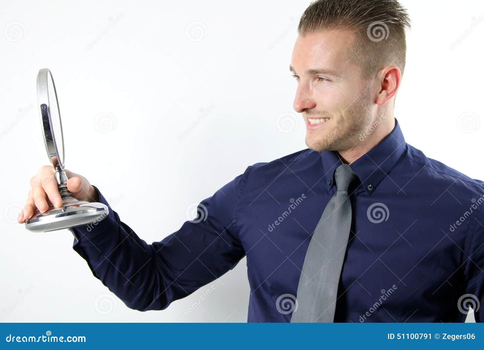 Handsome vain man stock image. Image of pride, fashion - 51100791