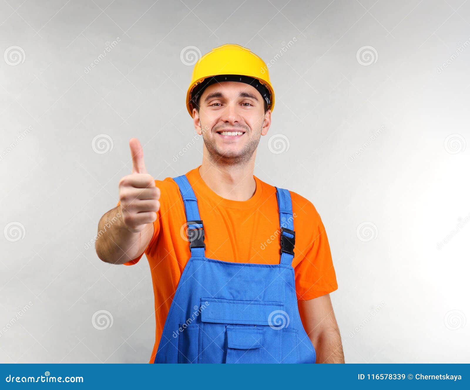 Handsome Warehouse Worker Showing Thumb Up Sign Stock Image - Image of ... Handsome Warehouse Worker Showing Thumb Up Sign Stock Image - Image of ...