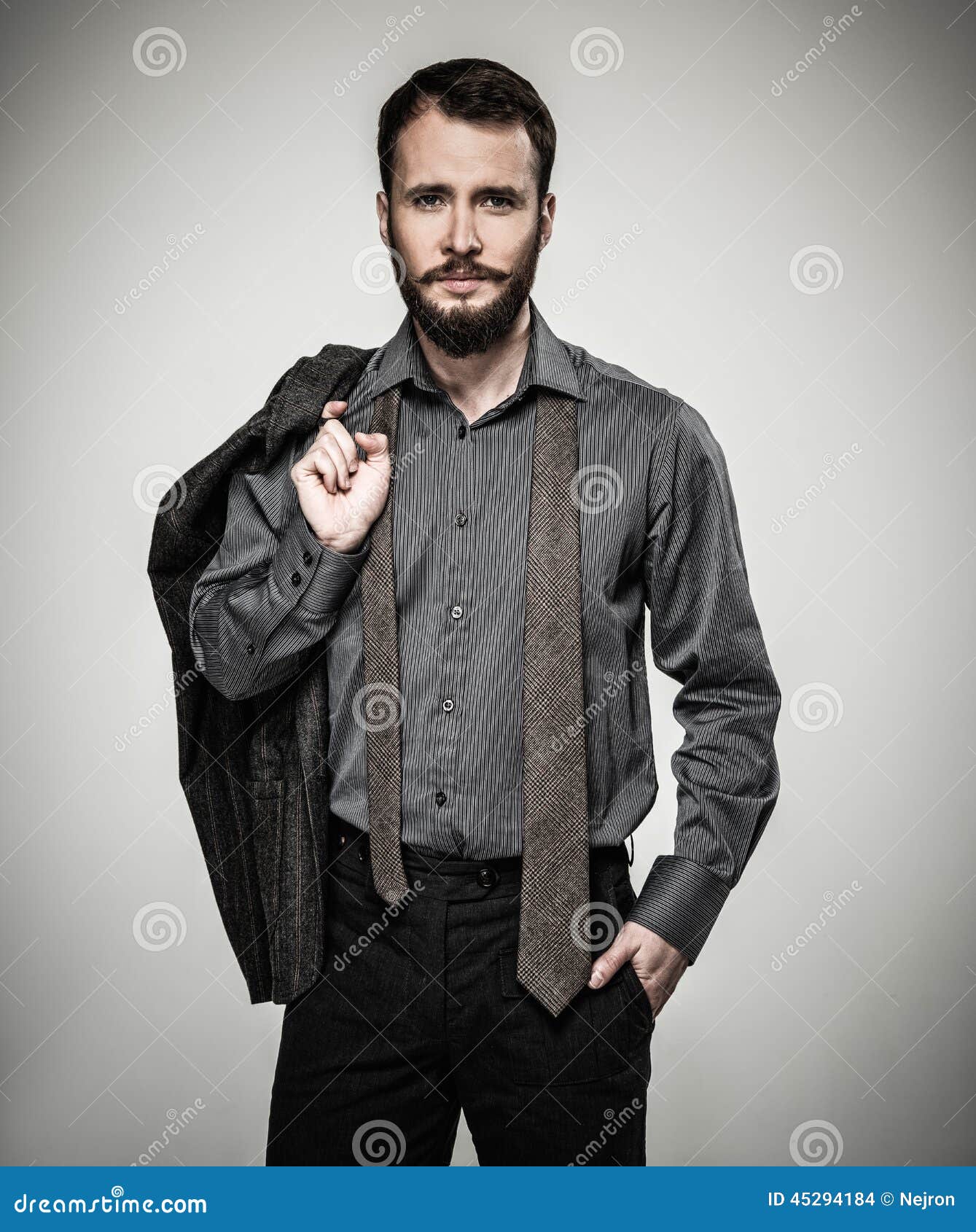 Handsome well-dressed stock photo. Image of pants, look - 45294184