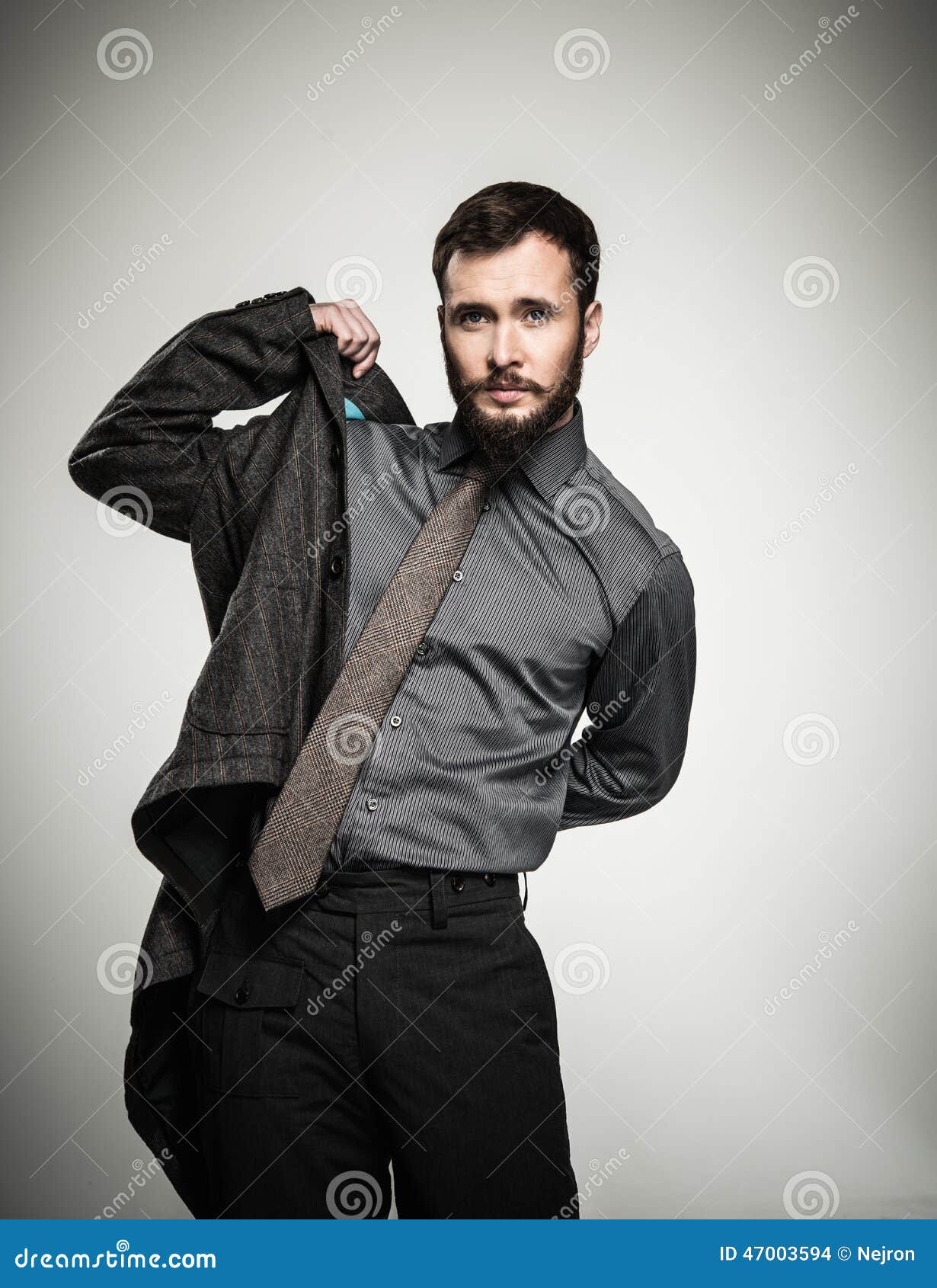 Handsome well-dressed man stock photo. Image of casual - 47003594
