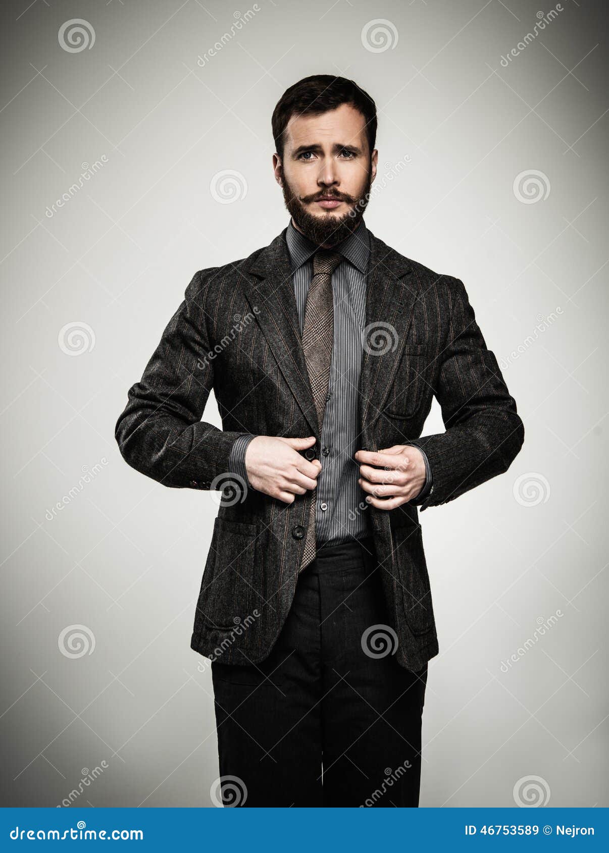 Handsome well-dressed man stock image. Image of handsome - 46753589