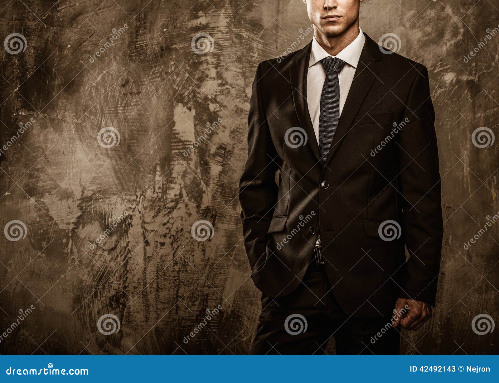 Handsome well-dressed man stock image. Image of luxury - 42492143