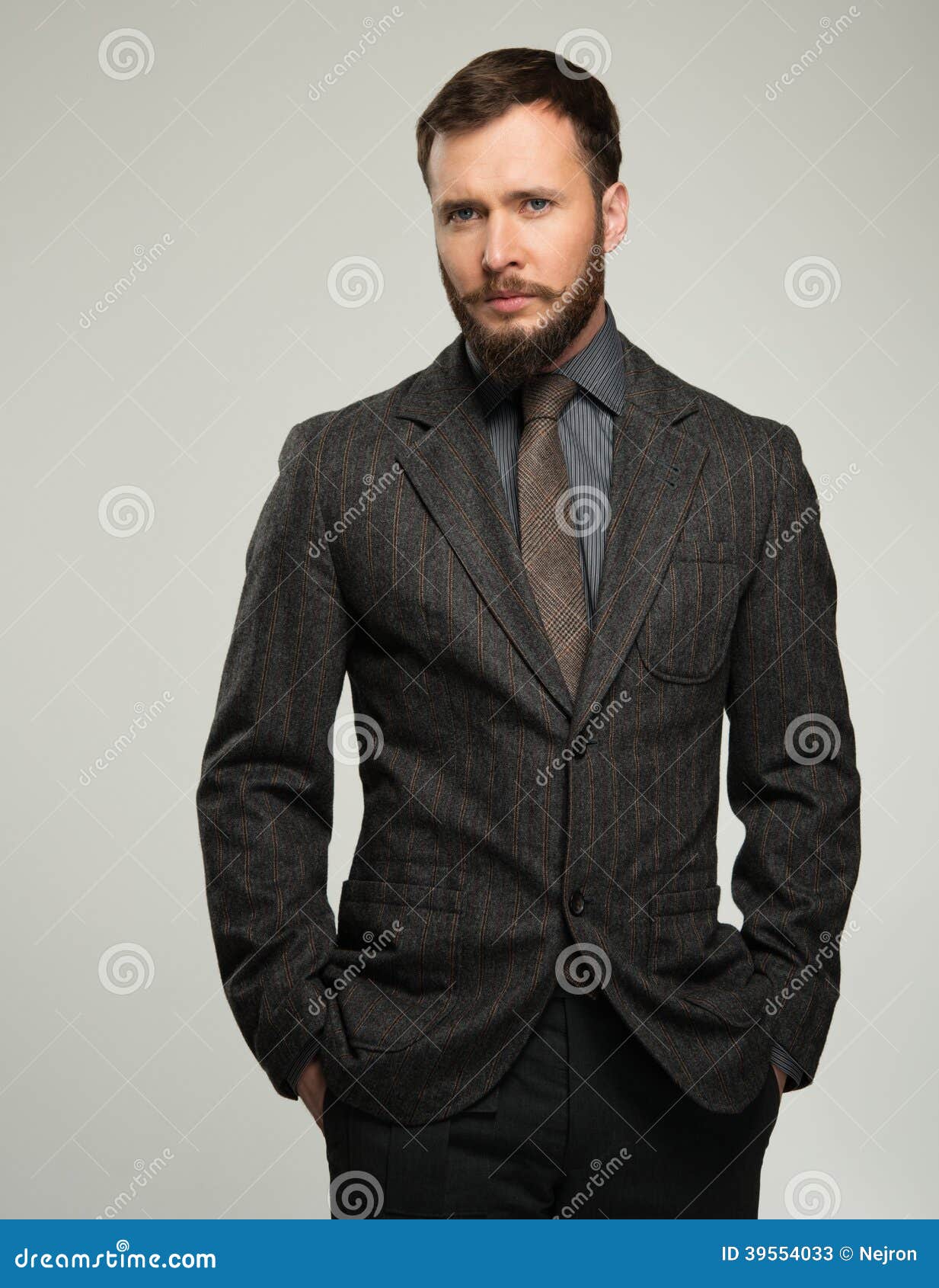 Handsome well-dressed man stock image. Image of positive - 39554033