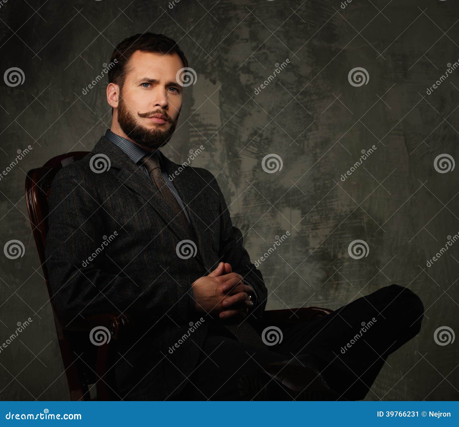 Handsome well-dressed man stock image. Image of confident - 39766231