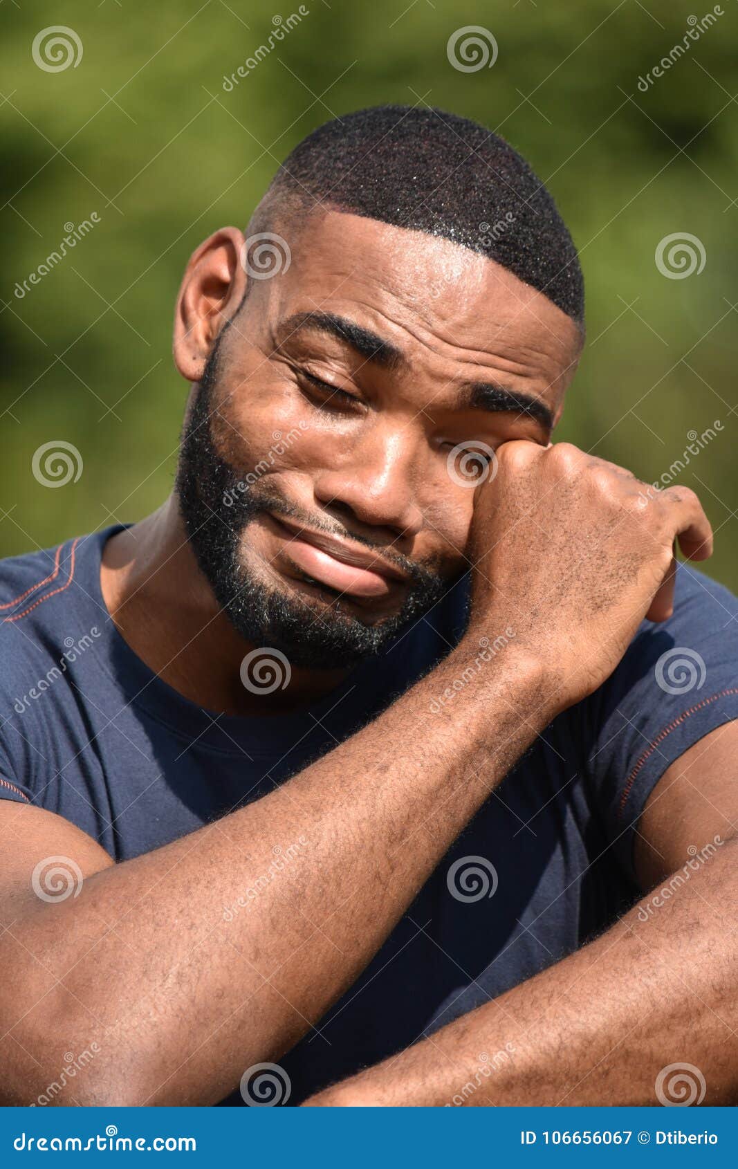 Crying Black Person stock image. Image of young, feelings - 106656067