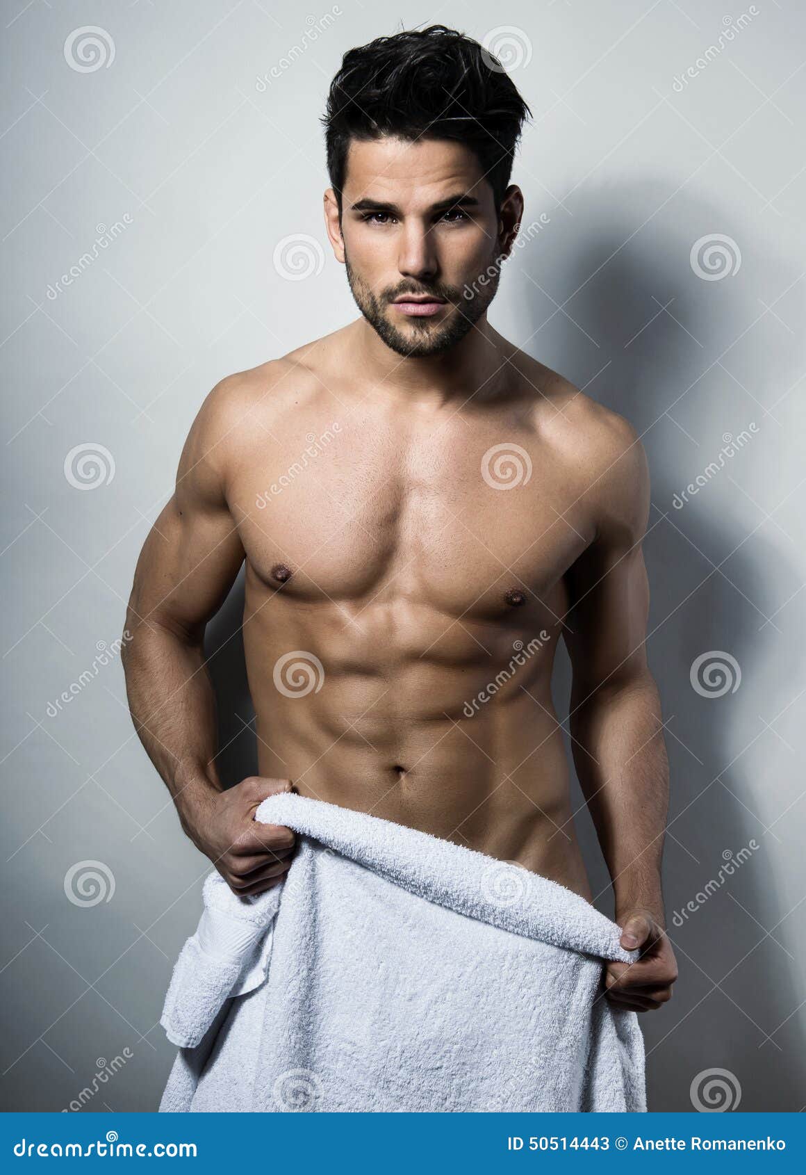 Handsome Young Bodybuilder Showing of His Fit Body Stock Image - Image ...