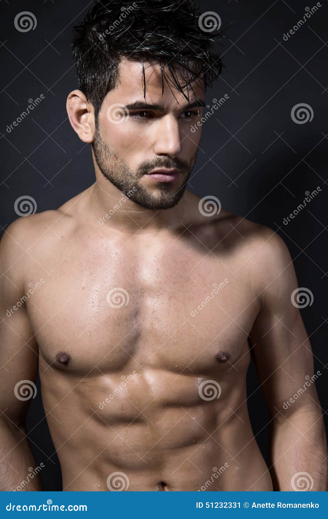 Handsome Young Bodybuilder Showing of His Fit Body Stock Image - Image ...