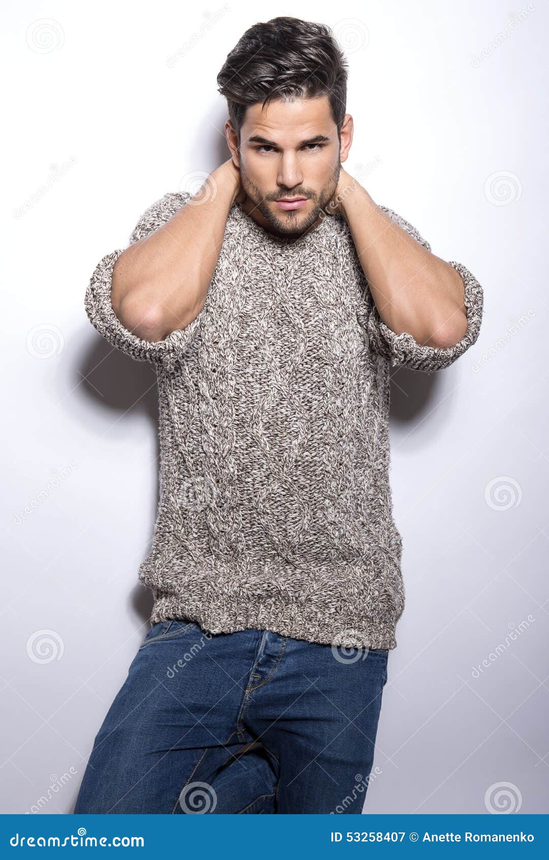 Handsome Young Bodybuilder Showing of His Fit Body Stock Image - Image ...