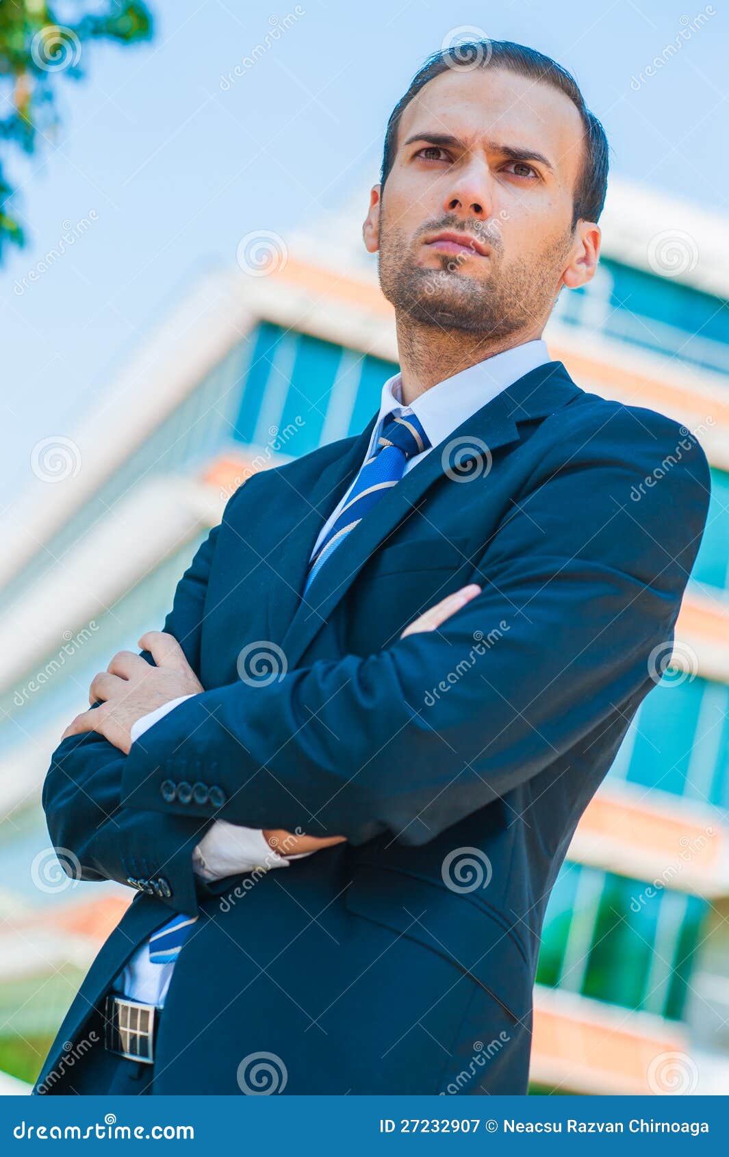 Handsome Young Business Man Stock Image - Image of executive, office ...