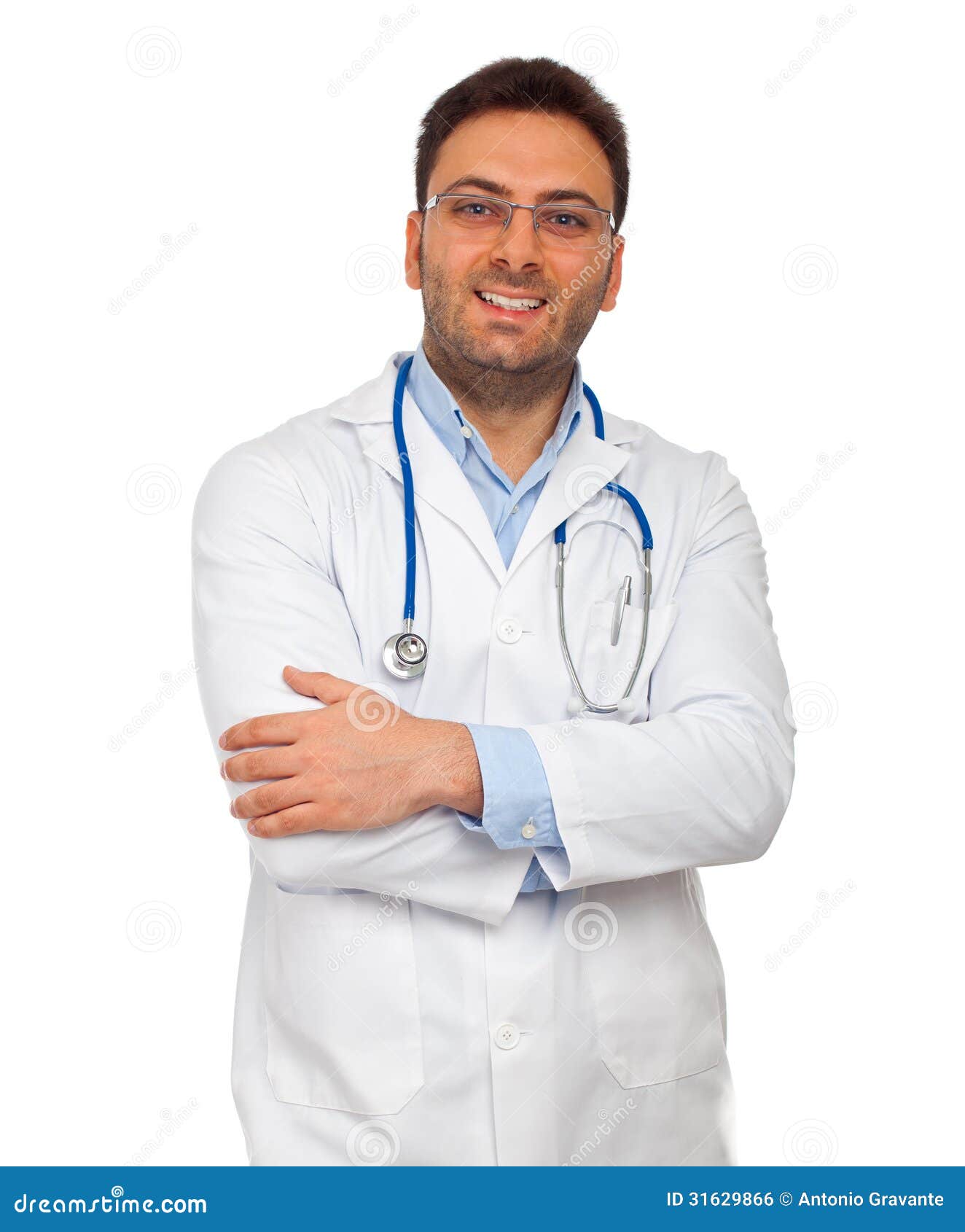 Handsome young doctor stock photo. Image of exam, person - 31629866