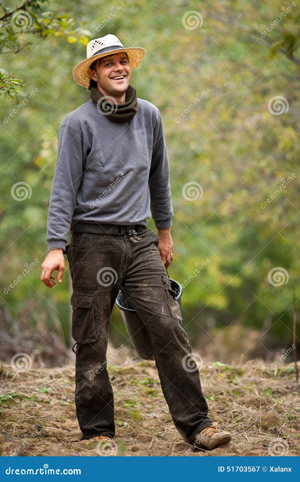 Handsome young farmer stock image. Image of handsome - 51703567