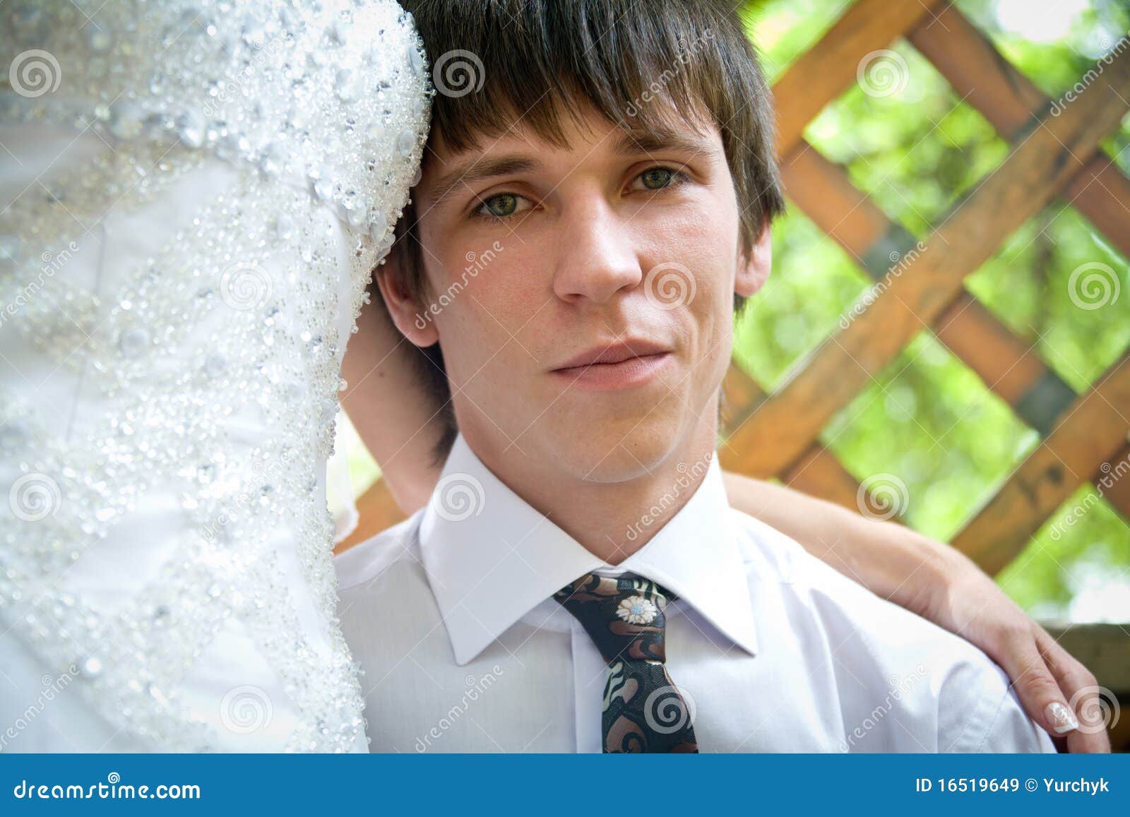Handsome Young Groom Portrait Stock Image - Image of bride, young: 16519649