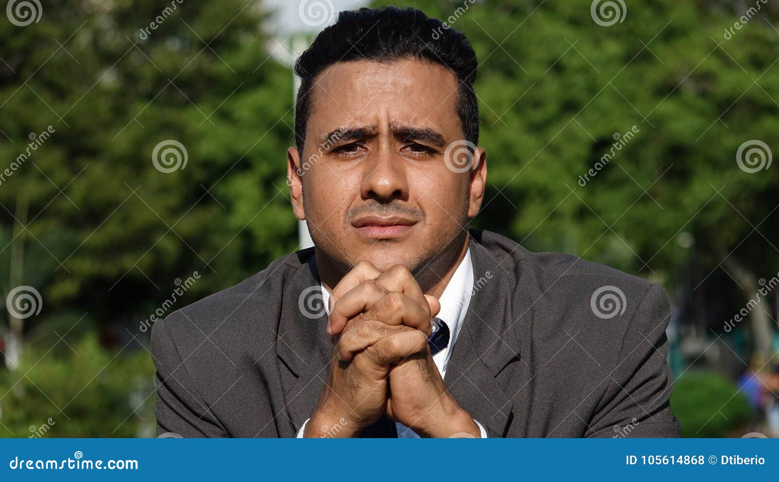 Business Man Praying stock photo. Image of prayer, religion - 105614868