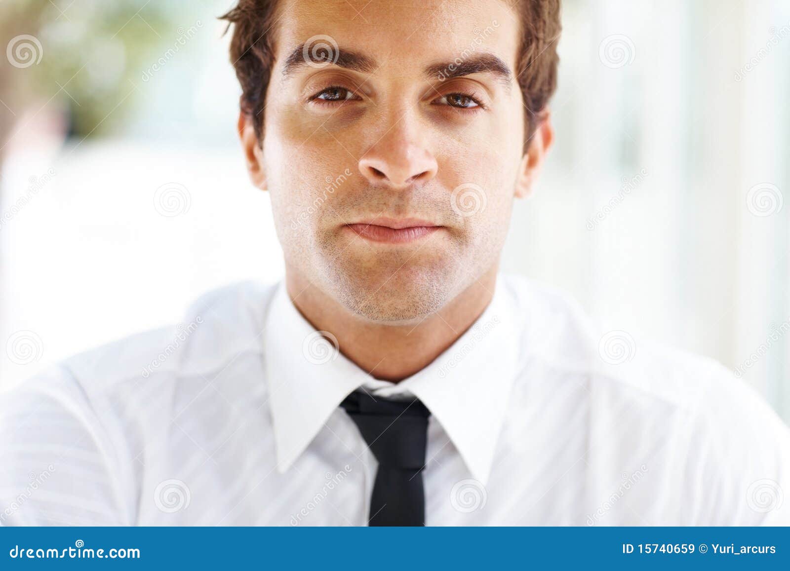 Handsome Young Male Business Executive Looking Serious Stock Image ...