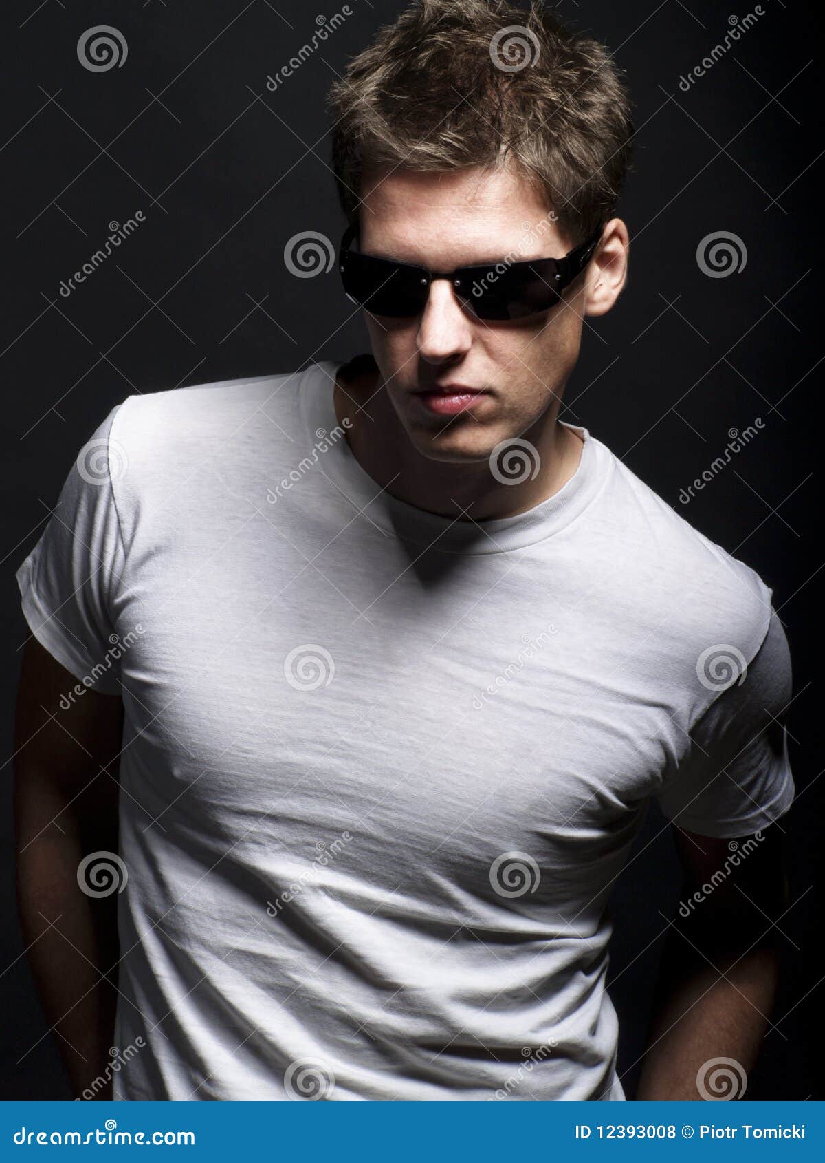 Handsome Young Male Model With Sunglasses Royalty Free Stock Photos ...