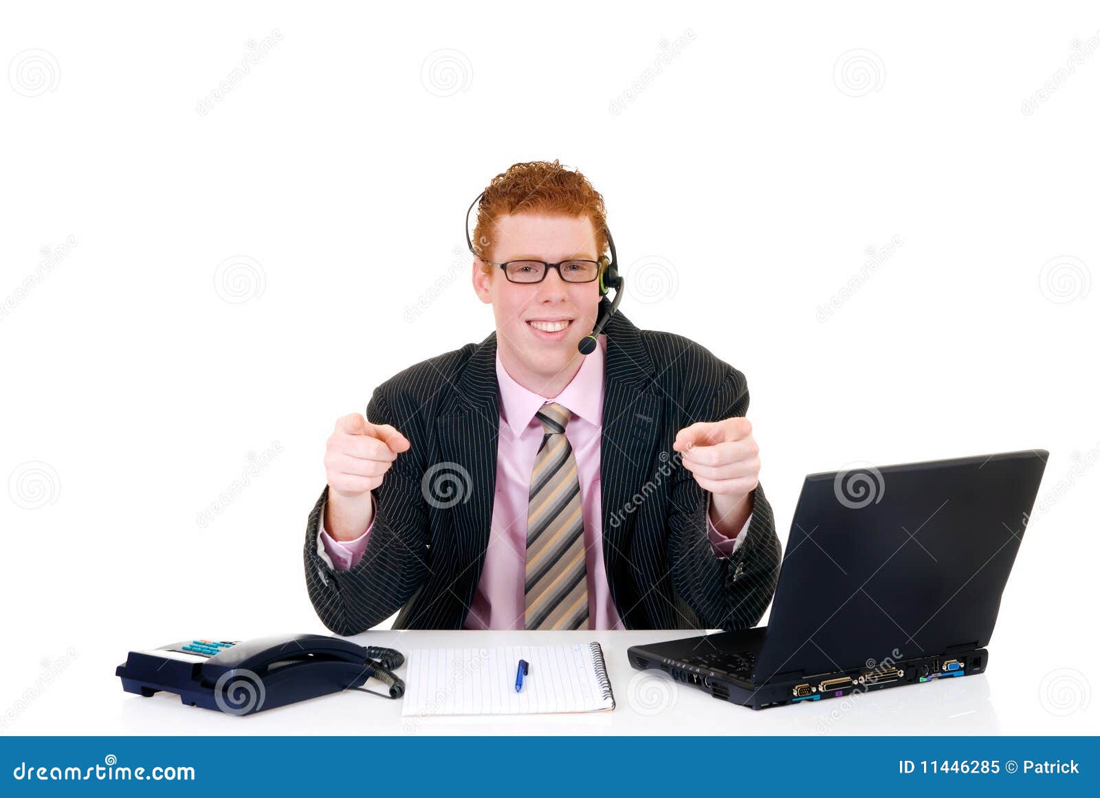 Male Secretary Clipart