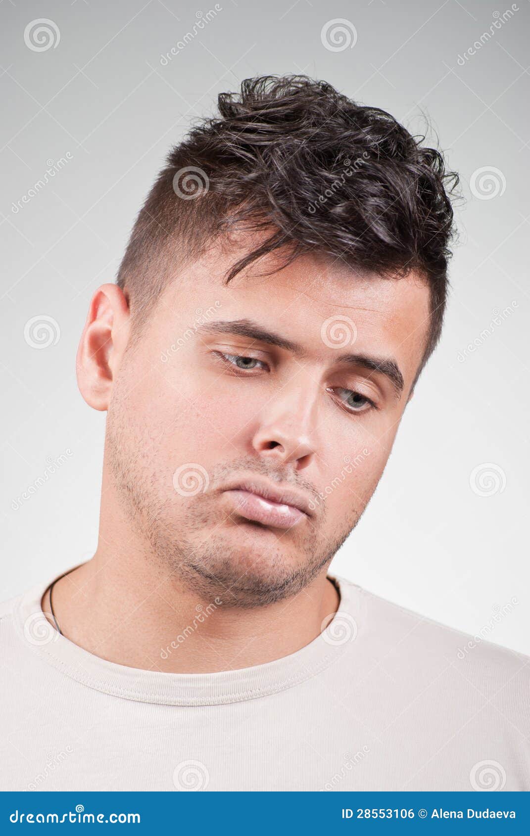 Handsome young man stock photo. Image of handsome, pout - 28553106