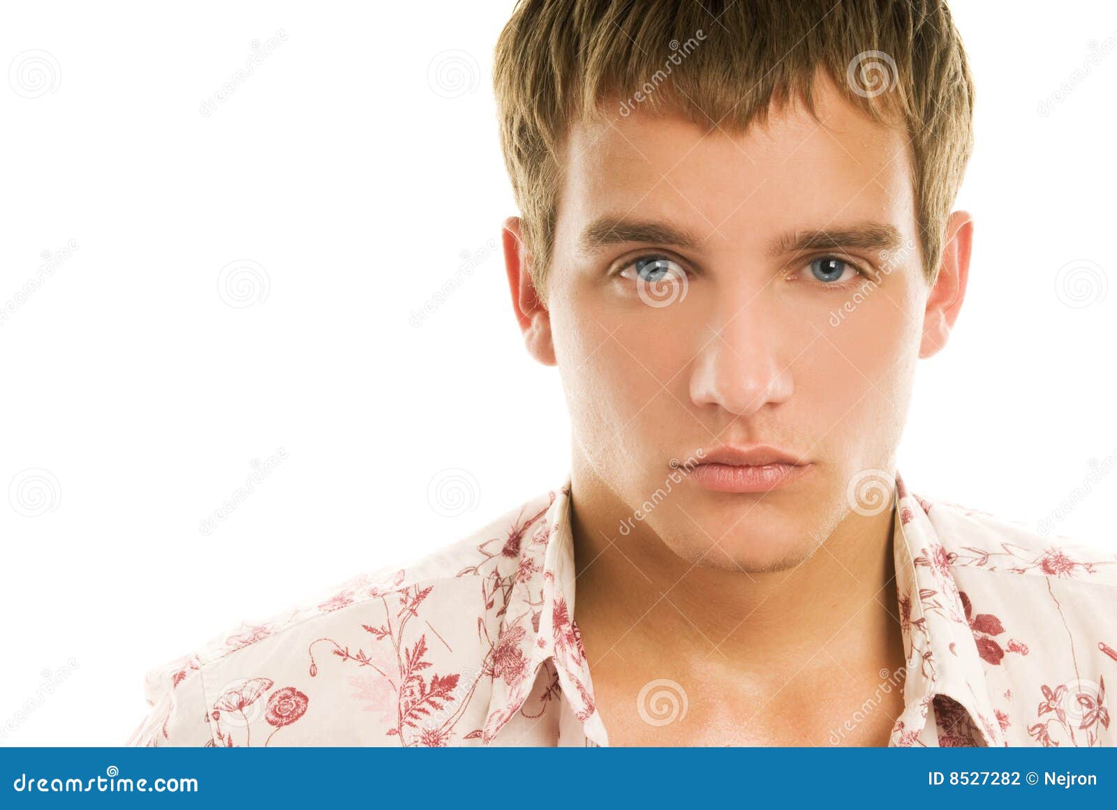 Handsome young man stock photo. Image of portrait, attractive - 8527282