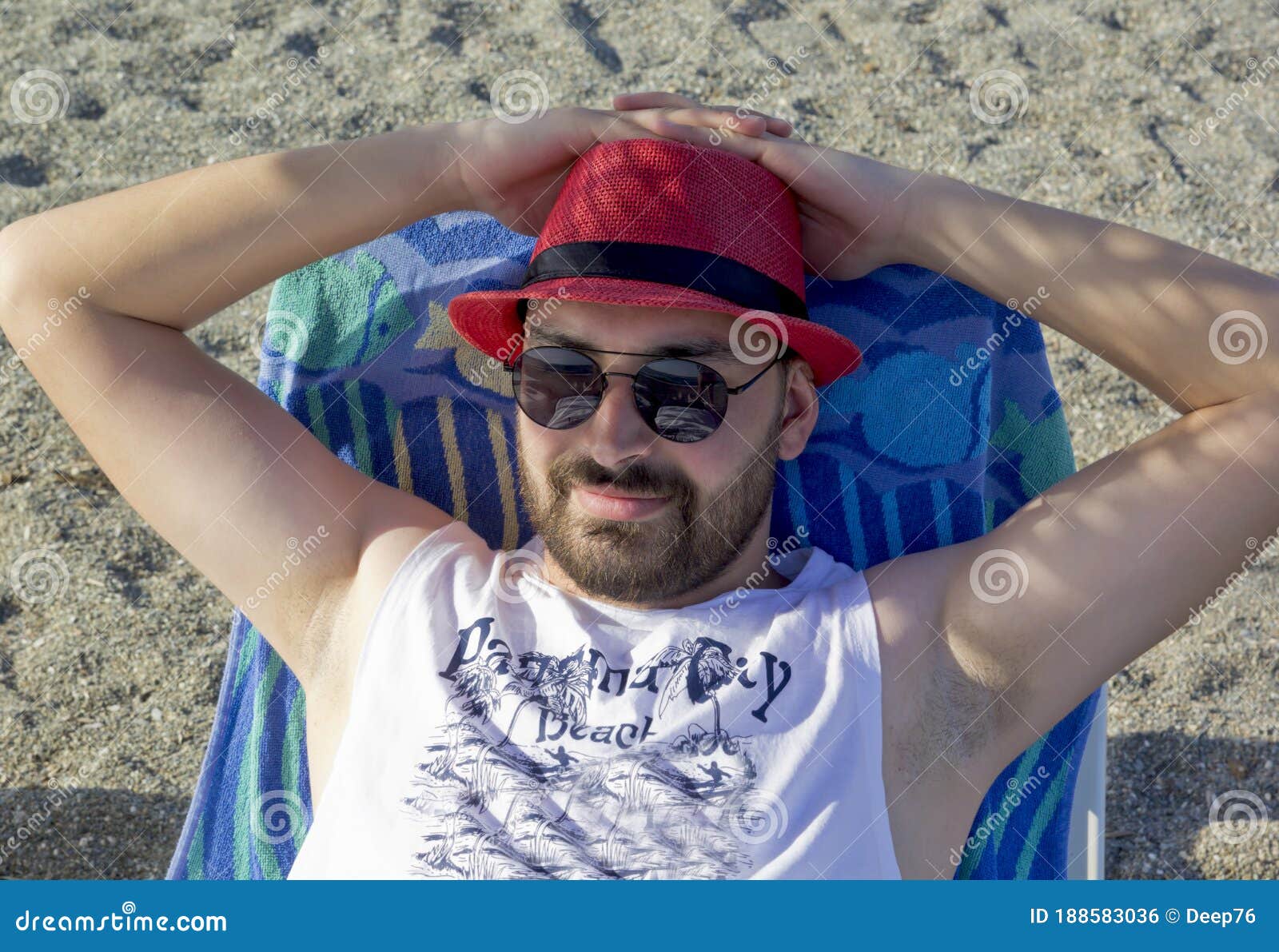 Handsome Young Man on the Beach Stock Photo - Image of young, outdoors ...