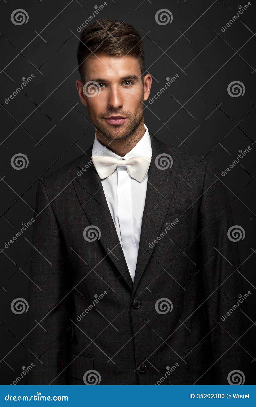 Handsome Young Man in Classic Suit Stock Photo - Image of classic ...