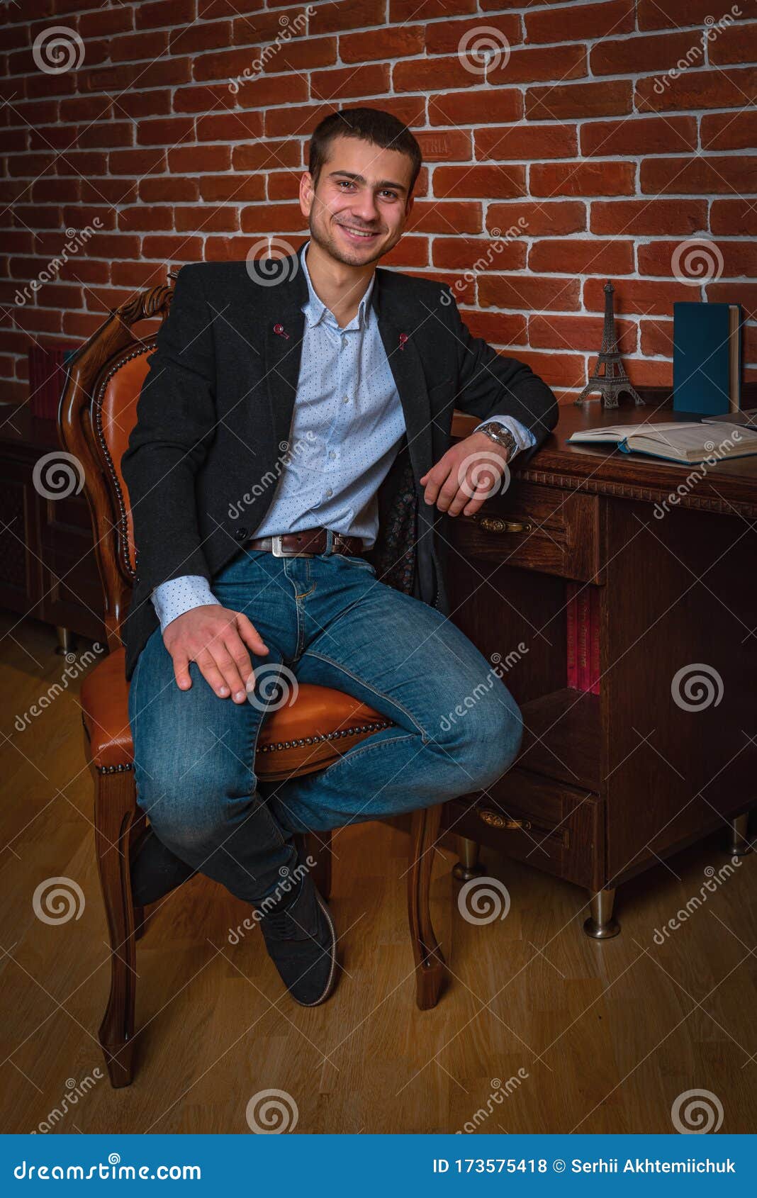 .Handsome Young Man Dressed in Comfortable Stylish Clothes for Everyday ...