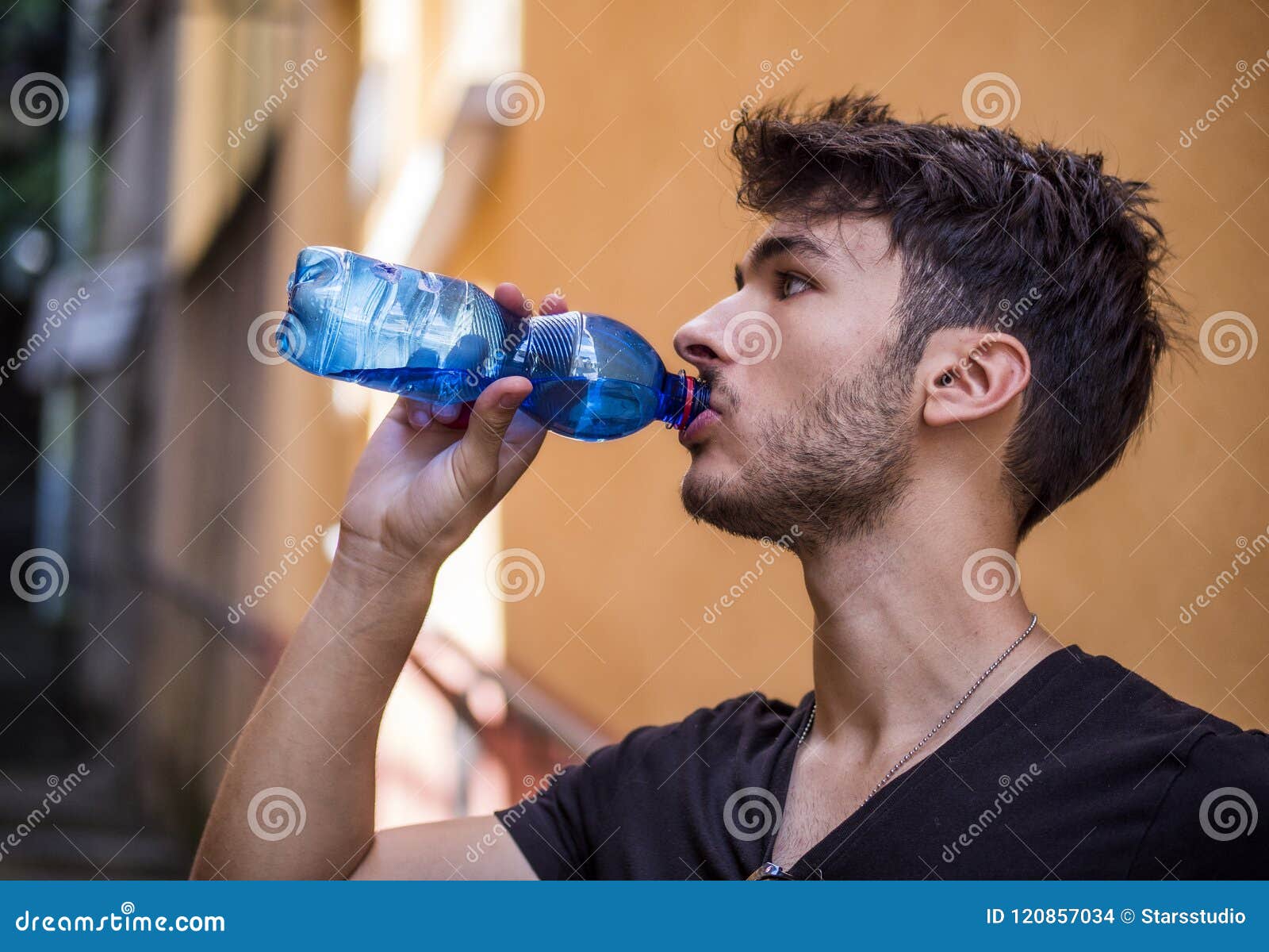 Handsome Young Man Drinking Water from Bottle Stock Photo - Image of ... Handsome Young Man Drinking Water from Bottle Stock Photo - Image of ...